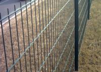 China PVC Coated 8/6/8mm Double Wire Fence with 50x200mm Mesh Hole for Secure Perimeter Protection for sale