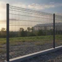China Powder Coated 3D V Bend Security Fence for Site Boundary 2*3m for sale