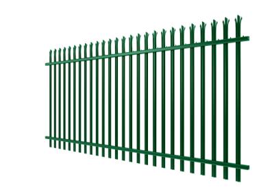 China Galvanized Wrought Iron Steel Palisade Fence For Government Project 1.25*3m for sale