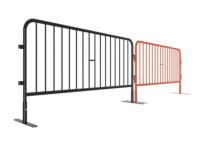 China Interlocking Quick Assembly Steel Crowd Control Barrier Tool Free Event Barricade 1.1x2.1m for sale