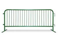 China 5000N Heavy Duty Galvanized Crowd Control Barrier Road Safety Traffic Barricade 1.1x2.5m for sale