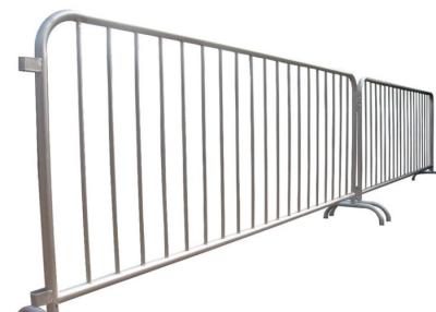 China Powder Coated Steel Concert Crowd Control Barrier Event Barricade Safety Reflectors 1.1x2.2m for sale