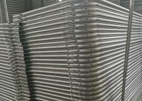 China Powder Coated Steel Concert Crowd Control Barrier Event Barricade Safety Reflectors 1.1x2.2m for sale