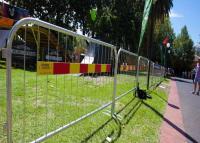 China Portable Removable Concert Festival Crowd Control Barrier Event Safety Fence 1.1x2.1m for sale