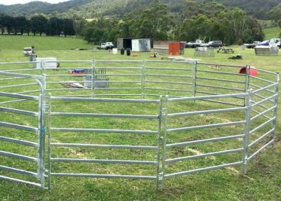 China Farm Fence Panels Cow Fence Panels 2.2m 6 Rails for Rotational Grazing for sale
