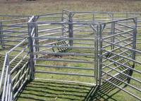China Animal Enclosure Panels Hot Dipped Galvanized Livestock Fence Panels 1.9m 5 Rails Petting for sale
