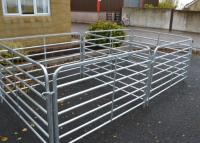 China Galvanized Livestock Fence Panels Cattle Corral Panel Set for Riding Arenas for sale