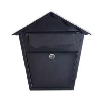 China Wall Mount Locking Mailbox Horizontal Triangular Security Mailbox Waterproof Vertical Drop Mail Box Outdoor with Key for sale