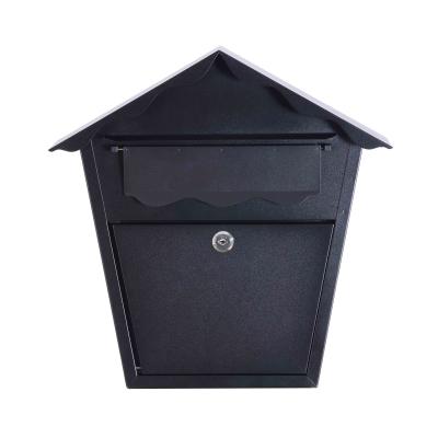 China Wall Mount Locking Mailbox Horizontal Triangular Security Mailbox Waterproof Vertical Drop Mail Box Outdoor with Key for sale
