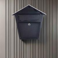 China Wall Mount Locking Mailbox Horizontal Triangular Security Mailbox Waterproof Vertical Drop Mail Box Outdoor with Key for sale