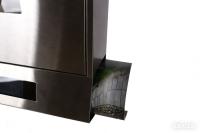 China Solar Powered Wall Mount Mailbox with LED Light Post Mount Modern Design Easy Installation Weather Resistant Energy Saving for sale