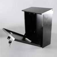 China Wall Mount Locking Mailbox Large Capacity Security House Numbers Mailbox Waterproof Vertical Drop Mail Box Outdoor with Keys for sale