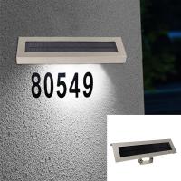 China Solar Lights Outdoor for House Numbers - Outdoor Solar Light for Address Sign Plate - Wall Light for Home,Garden,Patio and Yard for sale