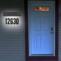 China Solar Lights Outdoor for House Numbers Adjustable Outdoor Solar Light for Address Sign Plate Wall Light Home,Garden,Patio,Yard for sale