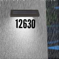 China Solar Lights Outdoor for House Numbers Adjustable Outdoor Solar Light for Address Sign Plate Wall Light Home,Garden,Patio,Yard for sale
