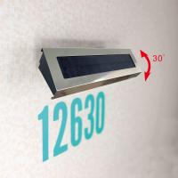 China Solar Lights Outdoor for House Numbers Adjustable Outdoor Solar Light for Address Sign Plate Wall Light Home,Garden,Patio,Yard for sale