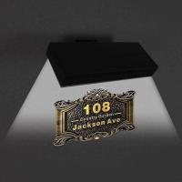 China Solar Lights Outdoor for House Numbers Adjustable Solar Light for Address Sign Plate Wall Light for Home Garden Patio Yard for sale