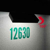 China Solar Lights Outdoor for House Numbers Adjustable Solar Light for Address Sign Plate Wall Light for Home Garden Patio Yard for sale