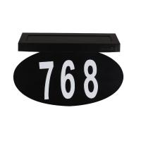 China Solar House Numbers Light Address Sign for House or Yard Light up House Numbers at Night Waterproof Metal Plaque Outdoor Light for sale