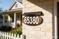 China Solar House Numbers Light Address Sign for House or Yard Light up House Numbers at Night Waterproof Metal Plaque Outdoor Light for sale