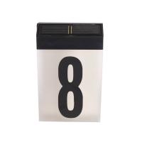 China Solar House Numbers Light Address Sign for House or Yard Light up House Numbers at Night Waterproof Plaque Outdoor Light for sale