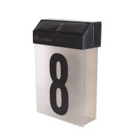 China Solar House Numbers Light Address Sign for House or Yard Light up House Numbers at Night Waterproof Plaque Outdoor Light for sale