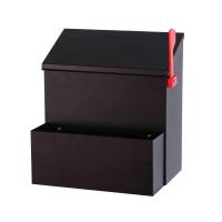 China Wall Mount Mailbox with Flower Planter Large Capacity Security Wall Mounted Mailbox Waterproof Vertical Drop Mail Box Outdoor for sale