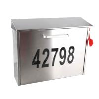 China Wall Mount Locking Mailbox Code Lock Large Capacity Security Password Lock Mailbox Outside Waterproof Vertical Drop Mail Box for sale