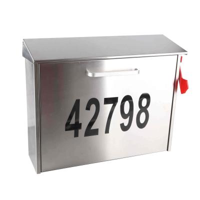 China Wall Mount Locking Mailbox Code Lock Large Capacity Security Password Lock Mailbox Outside Waterproof Vertical Drop Mail Box for sale