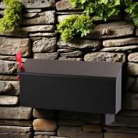 China Post Mount Locking Mailbox with Code Lock Large Capacity Security Password Metal Waterproof Vertical Drop Mail Box Outdoor for sale
