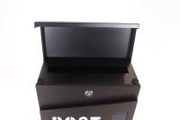 China Solar Powered Wall Mount Mailbox with LED Light Weatherproof & Modern Design Easy Installation Weather Resistant Energy Saving for sale