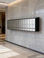 China Durable Metal Free Standing 3Pcs Doors Combination Mailbox for Apartments with Lock Outdoor Indoor for sale