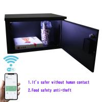China Smart Mailbox Foldable Package Delivery Box Food Delivery Box for Outdoor WIFI Connected for sale