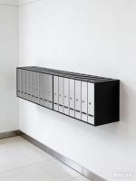 China Durable Metal Free Standing 4Pcs Doors Combination Mailbox for Apartments with Lock Outdoor Indoor for sale