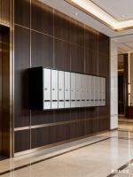 China Durable Metal Free Standing 4Pcs Doors Combination Mailbox for Apartments with Lock Outdoor Indoor for sale