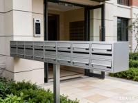 China Durable Metal Free Standing Combination Mailbox for Apartments with Lock Outdoor for sale