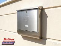 China Wall Mount Locking Mailbox Large Capacity Security Mailbox Waterproof Vertical Drop Mail Box Outdoor with Keys for sale