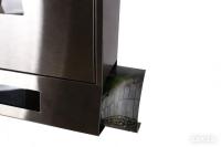 China Solar Powered Wall Mount Mailbox with LED Light Post Mount Modern Design Easy Installation Weather Resistant Energy Saving for sale