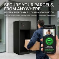 China Smart Parcel Delivery Box With Camera And App Remote Unlock, Double Layer Intelligent Mailbox For Letters And Packages, Wi-fi/bluetooth Connectivity for sale