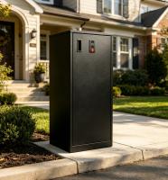 China Intelligent Oversized Parcel Locker With Video Intercom Remote Access Weatherproof Delivery Storage for Porch WIFI for sale