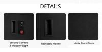 China Solar Illuminated Parcel Drop Box With Front Loading Rear Access Large Capacity Anti Theft Outdoor Package Locker for sale