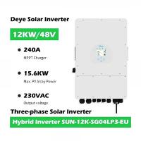 China Deye 12kw High Voltage Hybrid Inverter SUN-12K-SG04LP3-EU Off On Grid for sale