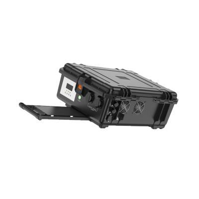 China 48V Portable Lithium Battery Pack with AC/DC Outputs & Charging Options for sale