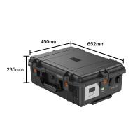 China 48V 100 Ah Rechargeable Portable Power Station AC/DC/Solar Charging Lithium ion Battery for sale