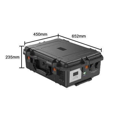 China LiFePO4 Portable Power Bank Long Lasting Solar Charging Portable Power Station for sale