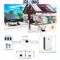 China 10kWh Capacity Wall Mounted Solar Battery Integrated With Solar PV Systems for sale