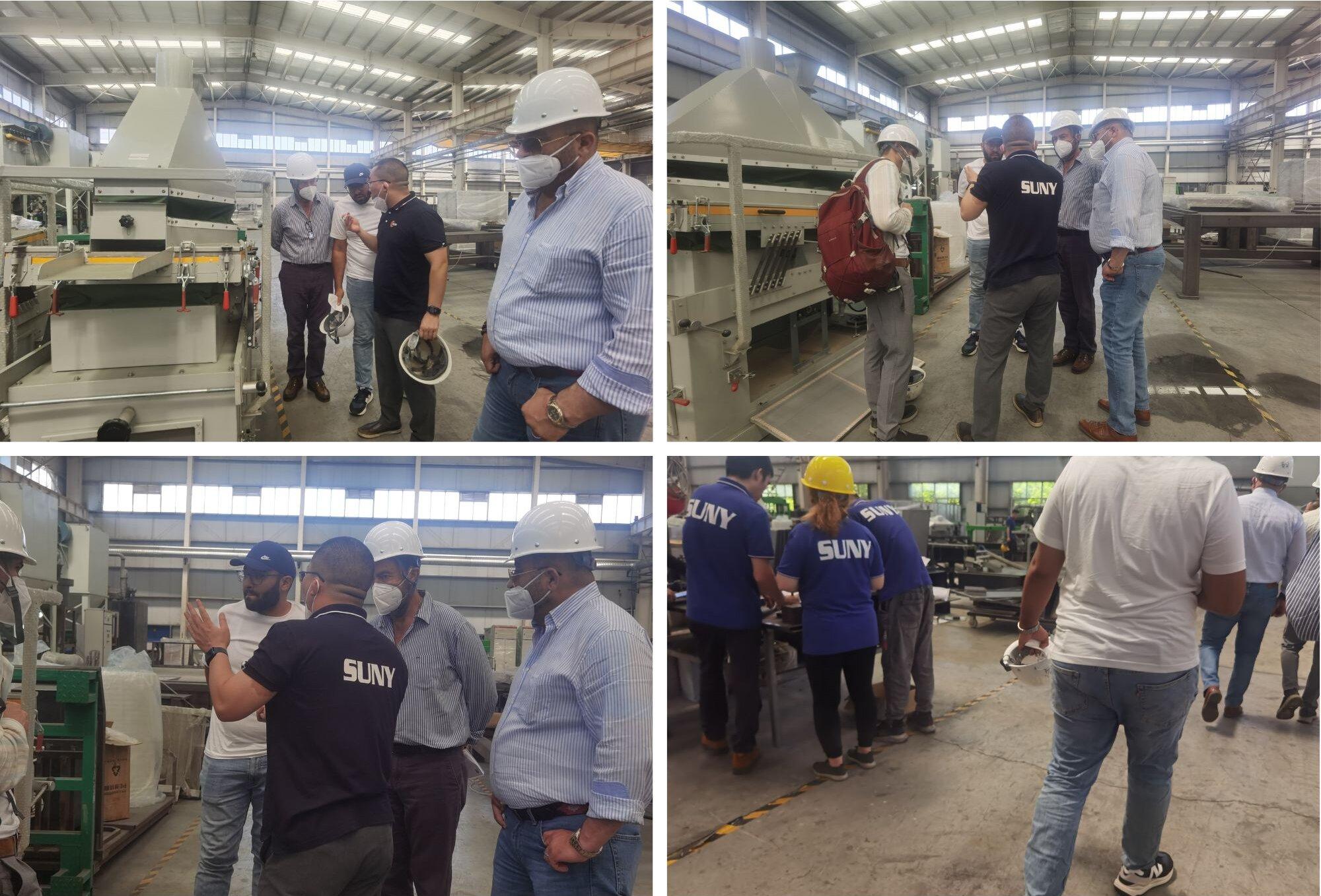 RECYCLE's 25-100 sets/hour refrigerator recycling equipment is about to be shipped to Japan