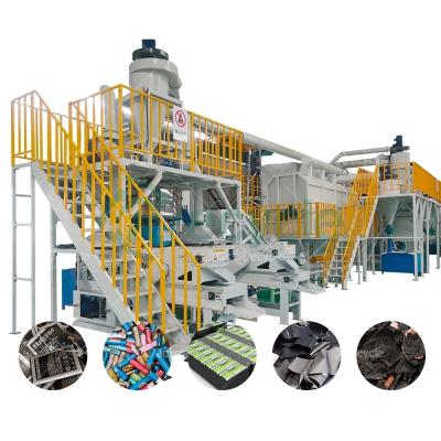 China Lithium Ion Battery Recycling Plant 500kg/h with 361Kw Power for Black Mass Recovery for sale