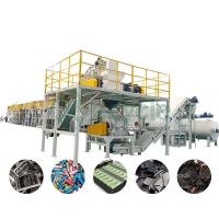 China Cylindrical Lithium Ion Battery Recycling Plant 200-300 kg/h for Lead Acid Battery Production for sale