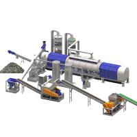 China Pyrolysis Carbonization Stove UBC Aluminum Cans Decoating Machine 800kg/h 1500kg/h for sale